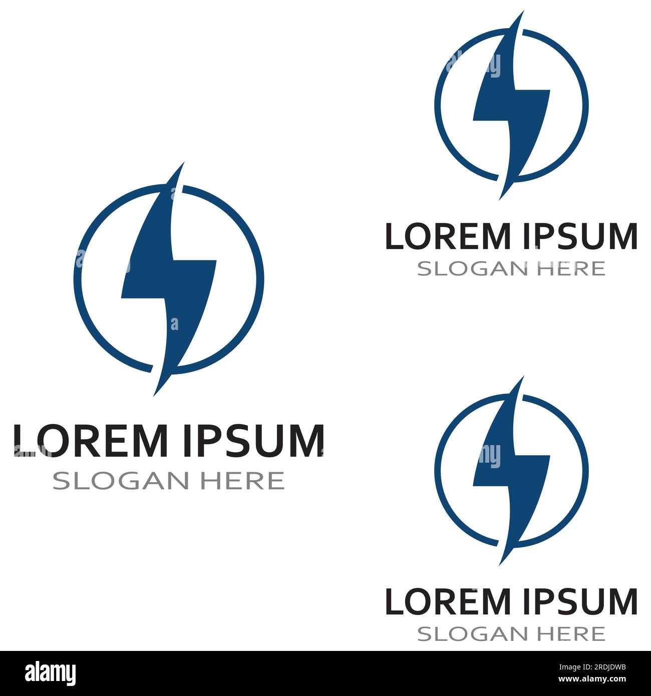 electric lightning logo, using modern vector design concept Stock ...