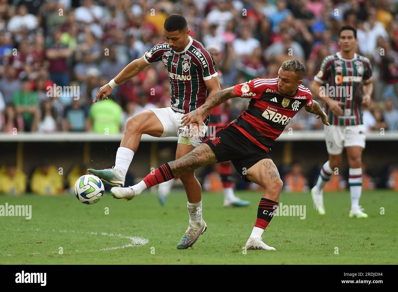 Rio de Janeiro, Brazil, July 16, 2023 - Match between Flamengo against ...