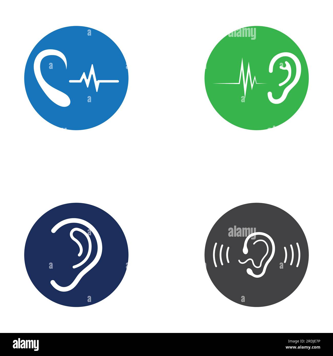 ear logo design Stock Vector Image & Art - Alamy