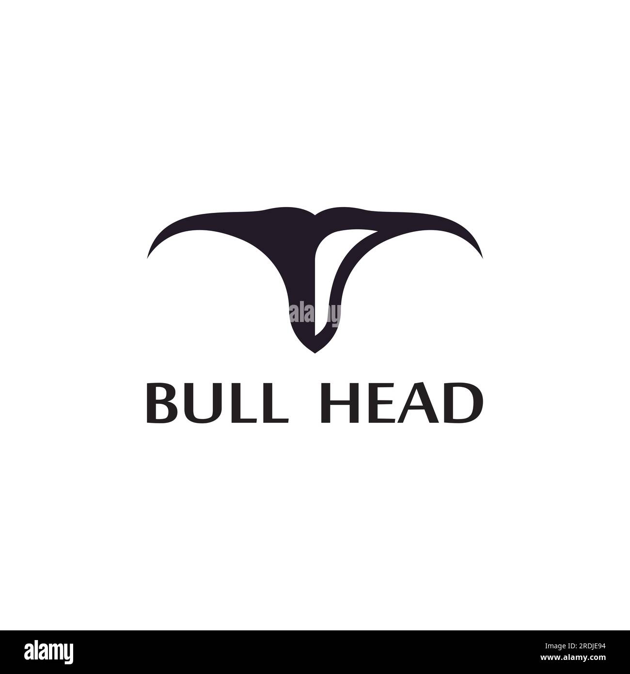 bull head horn logo and symbol Stock Vector Image & Art - Alamy