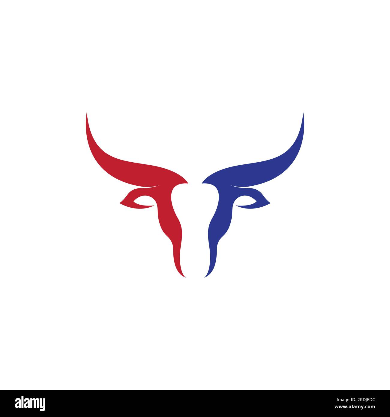 Bull head silhouette hi-res stock photography and images - Alamy