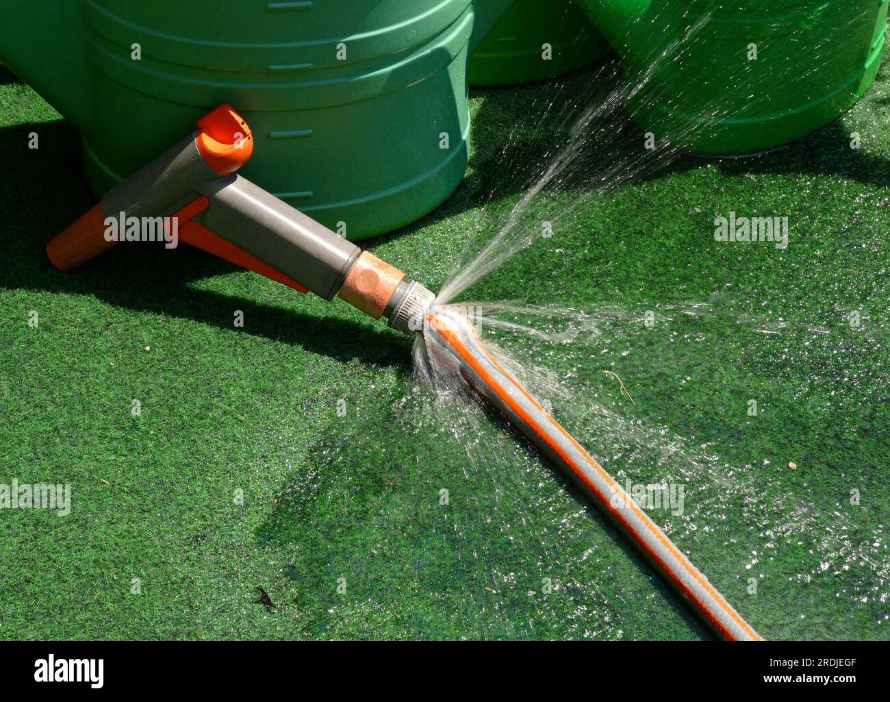 Garden hose leaking hi-res stock photography and images - Alamy