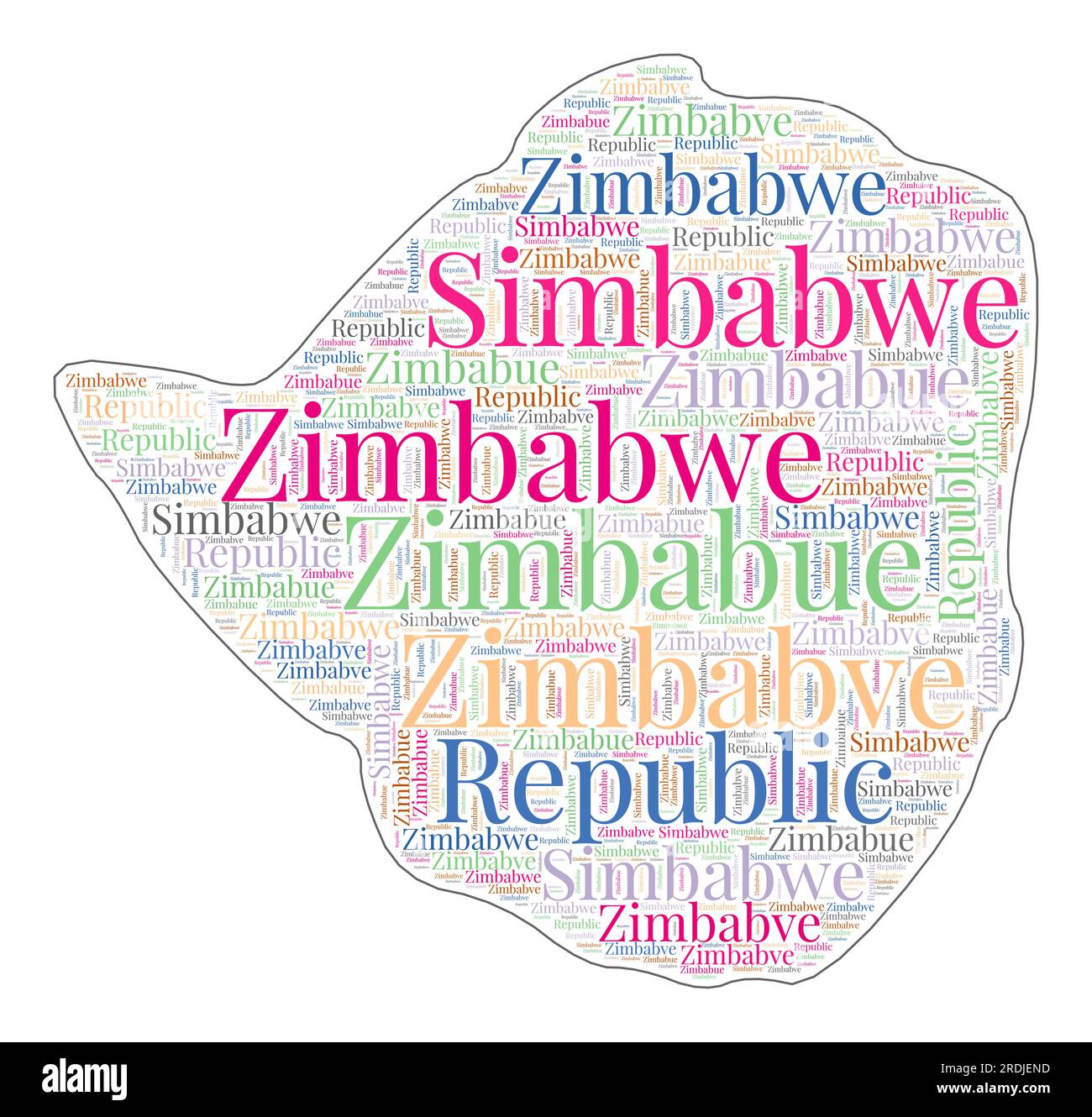 Map of the languages world map Cut Out Stock Images & Pictures - Alamy