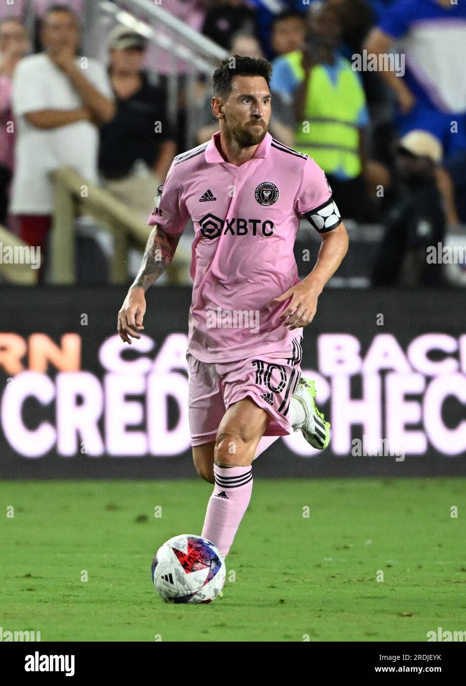 Fort Lauderdale, United States. 21st July, 2023. Lionel Messi of Inter ...
