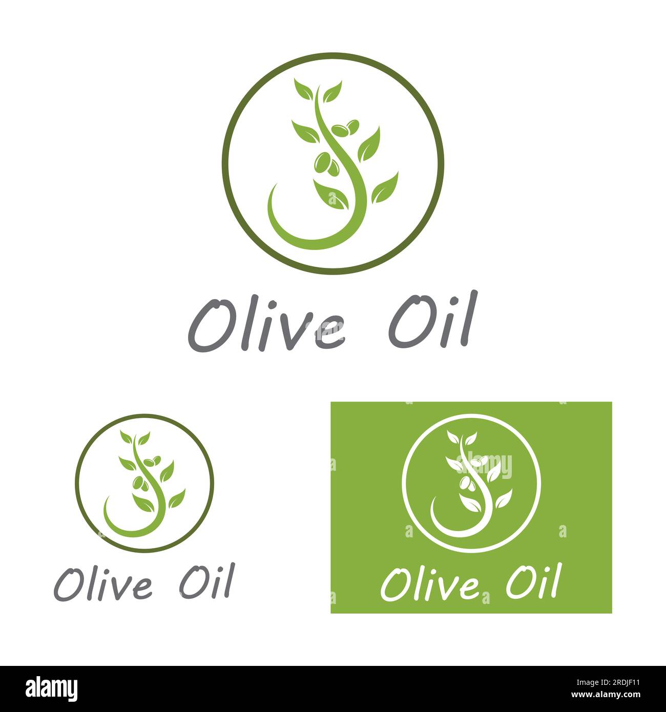 Greek agriculture logo design Cut Out Stock Images & Pictures - Alamy