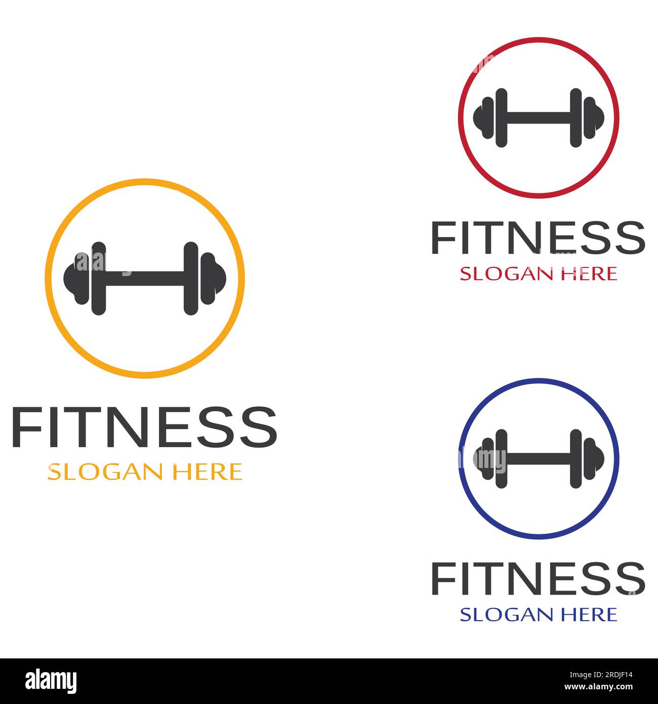 gym fitness silhouette logo and barbell.Design for fitness gym and ...