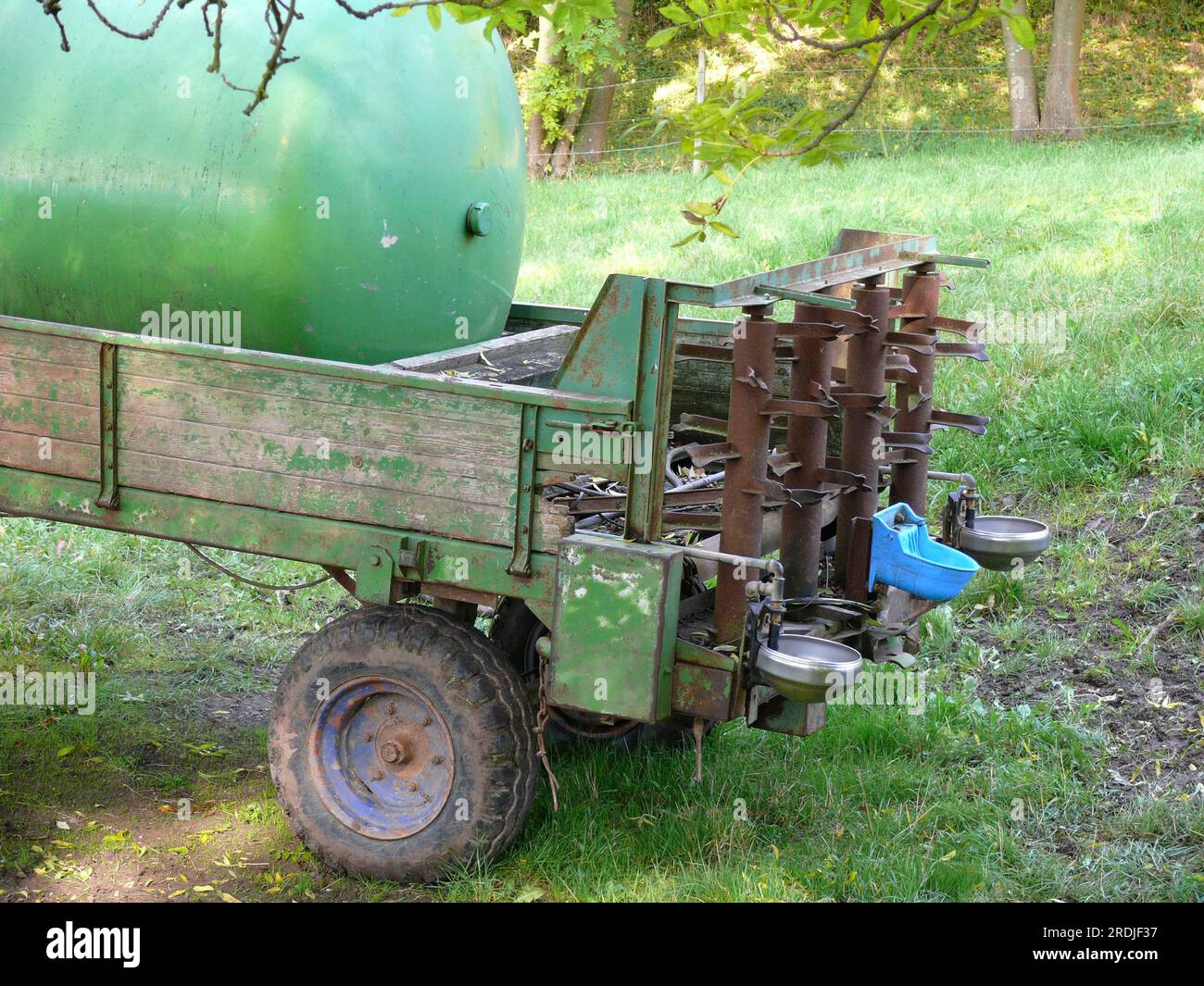 Water barrel for cattle, drinking water for livestock, drinking ...