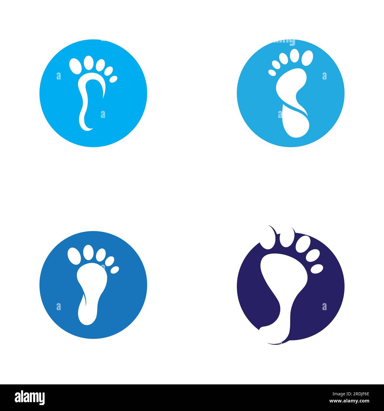 footprints,foot care,and footstep, logo images illustration Stock ...