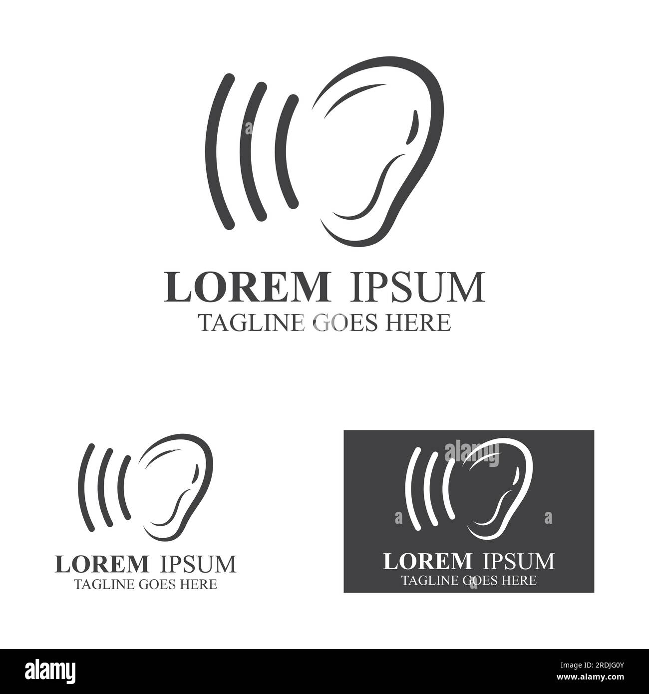 Hearing sense Stock Vector Images - Alamy