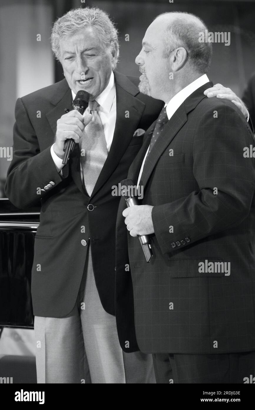 Tony Bennett and Billy Joel performing on NBC's "Today" Show Toyota ...