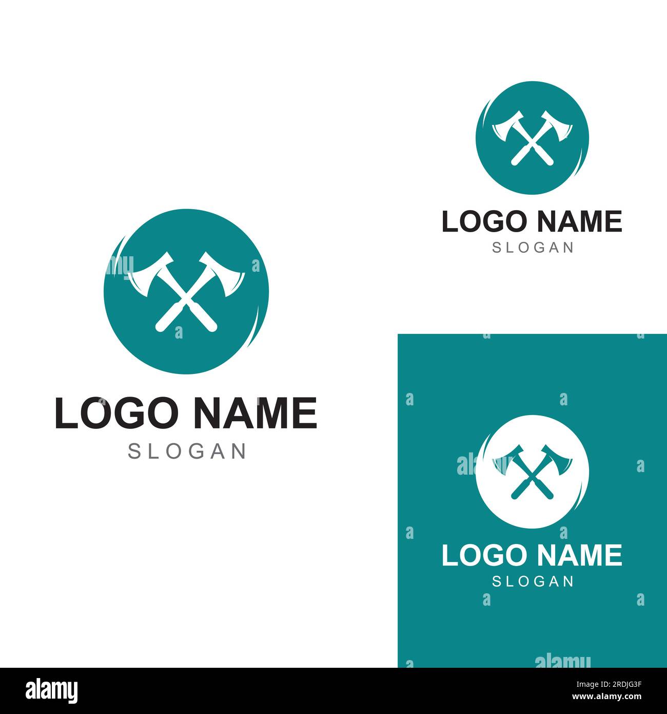 Axe logo Stock Vector Images - Alamy