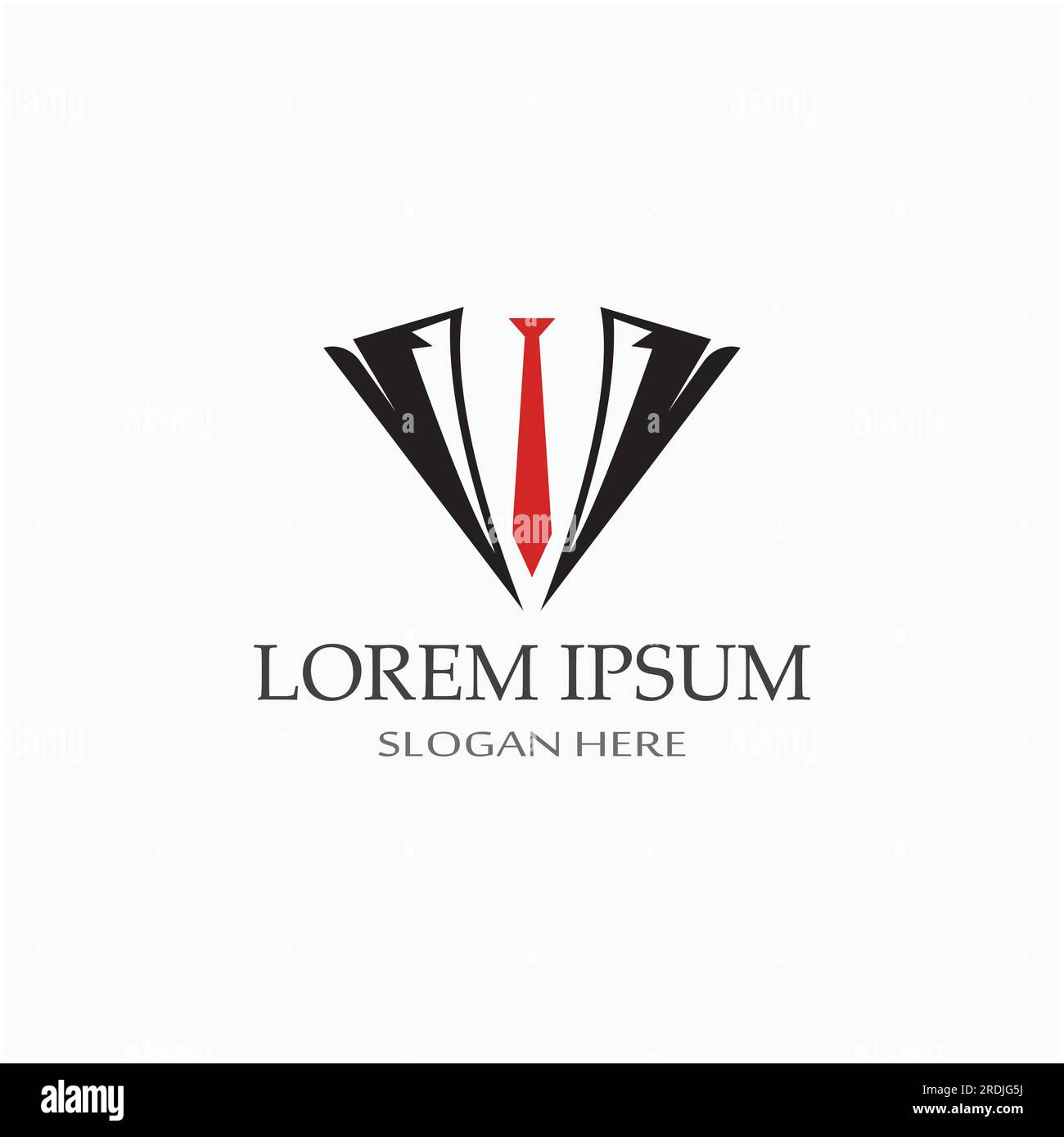 Tuxedo icon and logo for menswear , design template Stock Vector Image ...