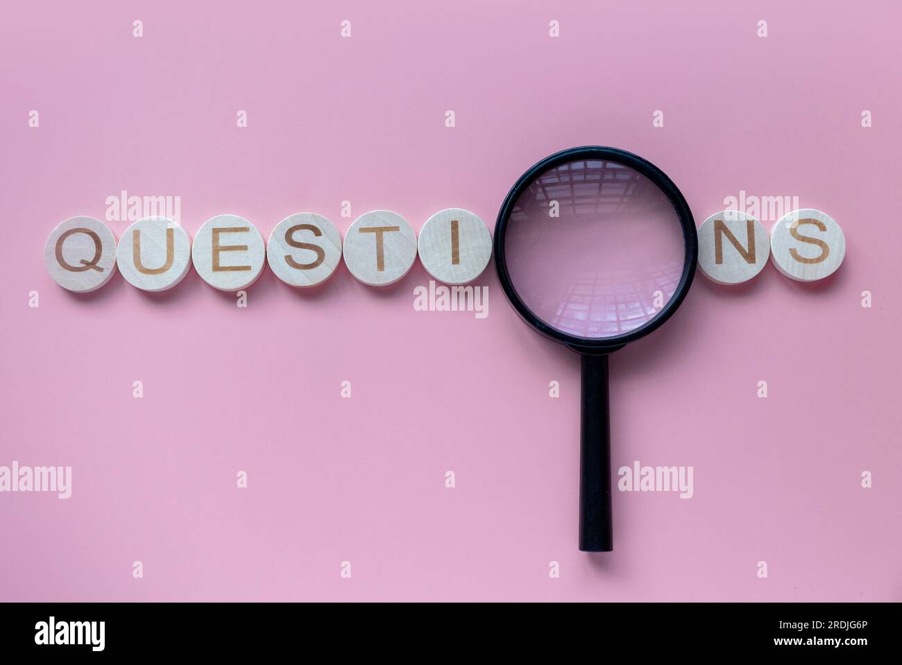 QnA or questions and answers concept. Frequently asked questions. Alphabet of word questions ...