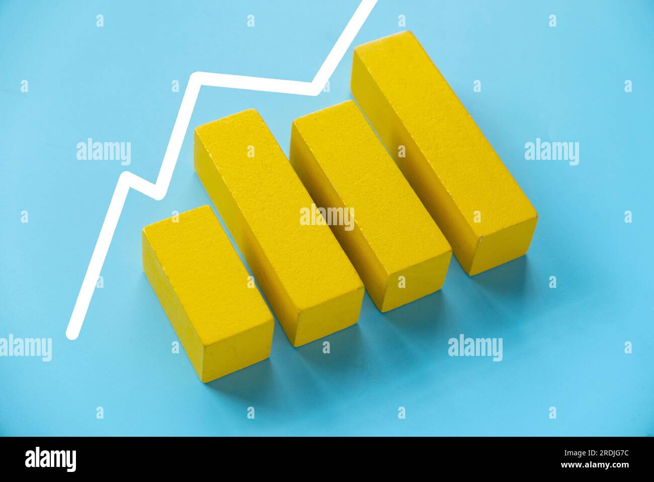 Business charts. Company financial report. Goal for business, bank ...