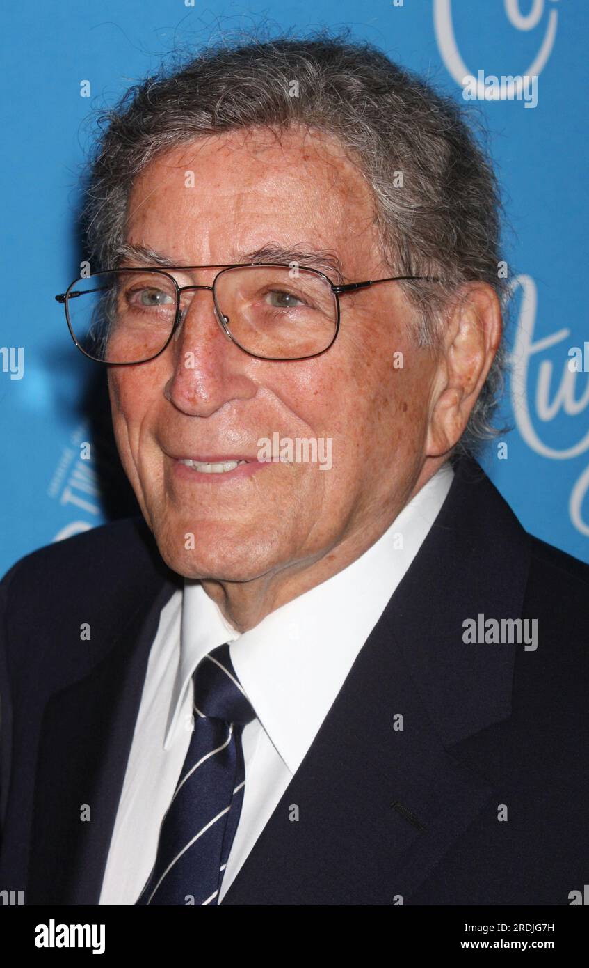 Tony Bennett attends the opening night of Twyla Tharp's "Come Fly Away ...