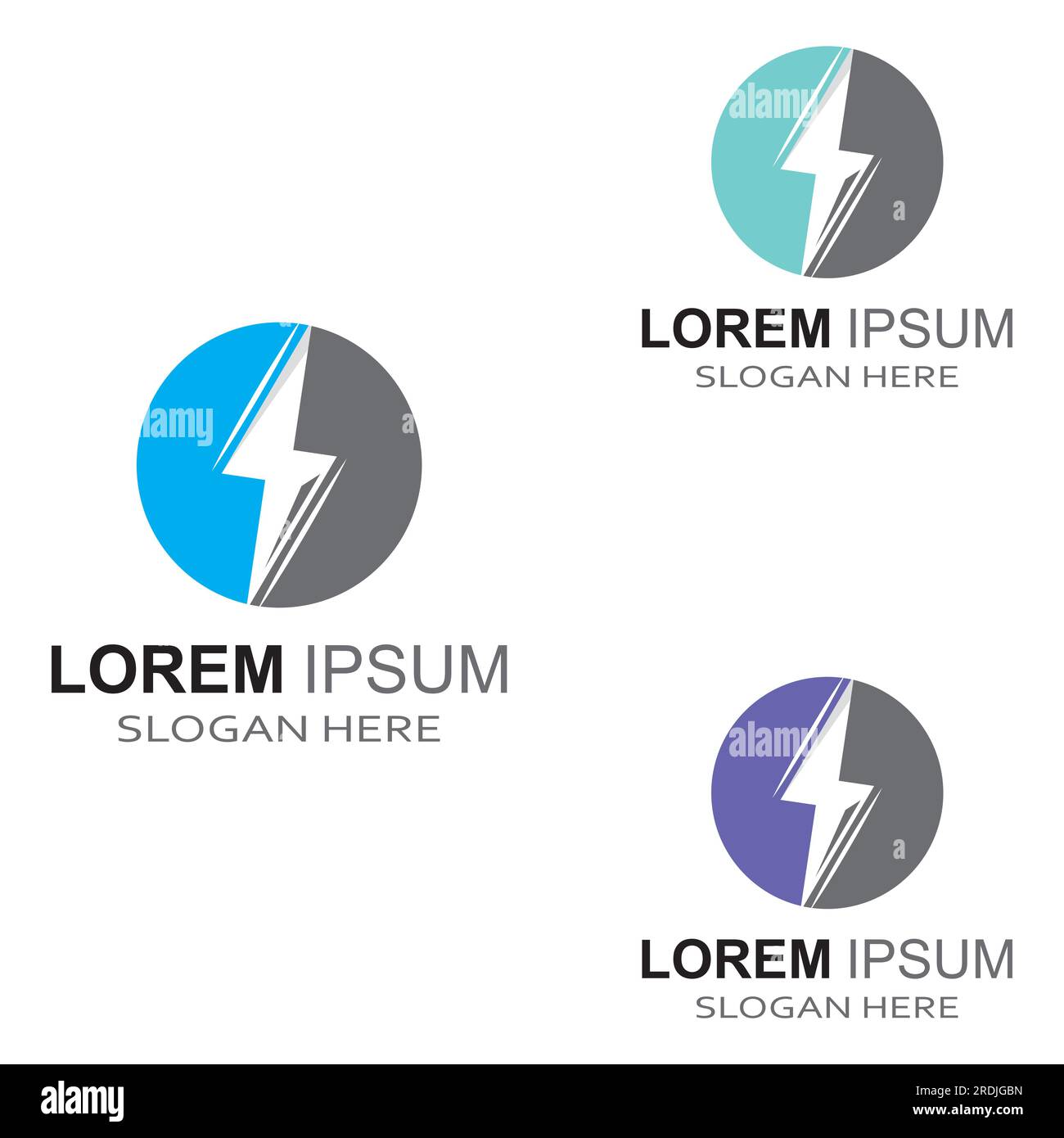 electric lightning logo, using modern vector design concept Stock ...