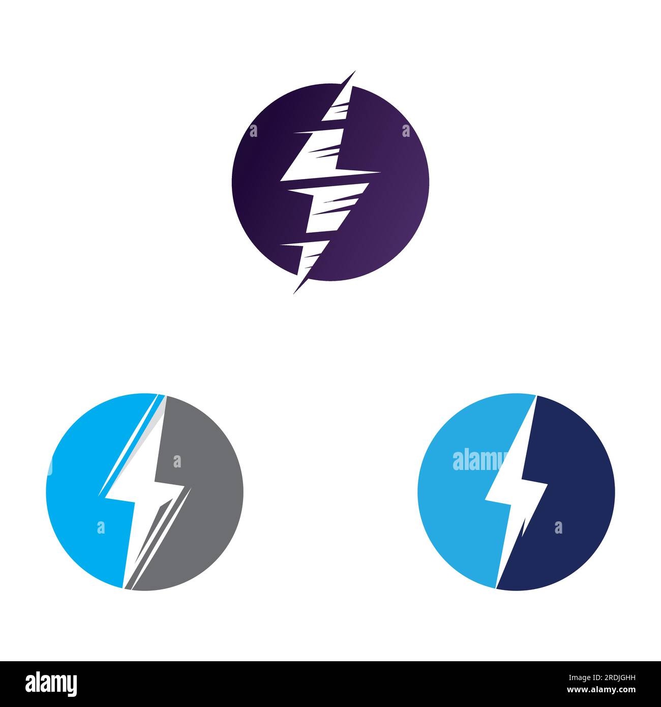 electric lightning logo, using modern vector design concept Stock ...