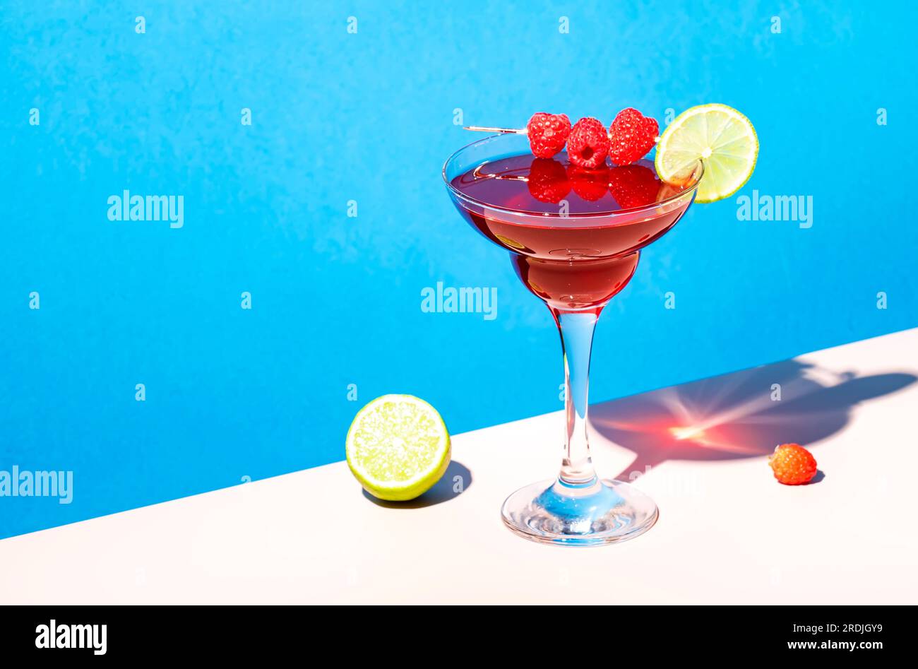 La Bomba Daiquiri alcoholic cocktail drink with white rum, lime juice ...