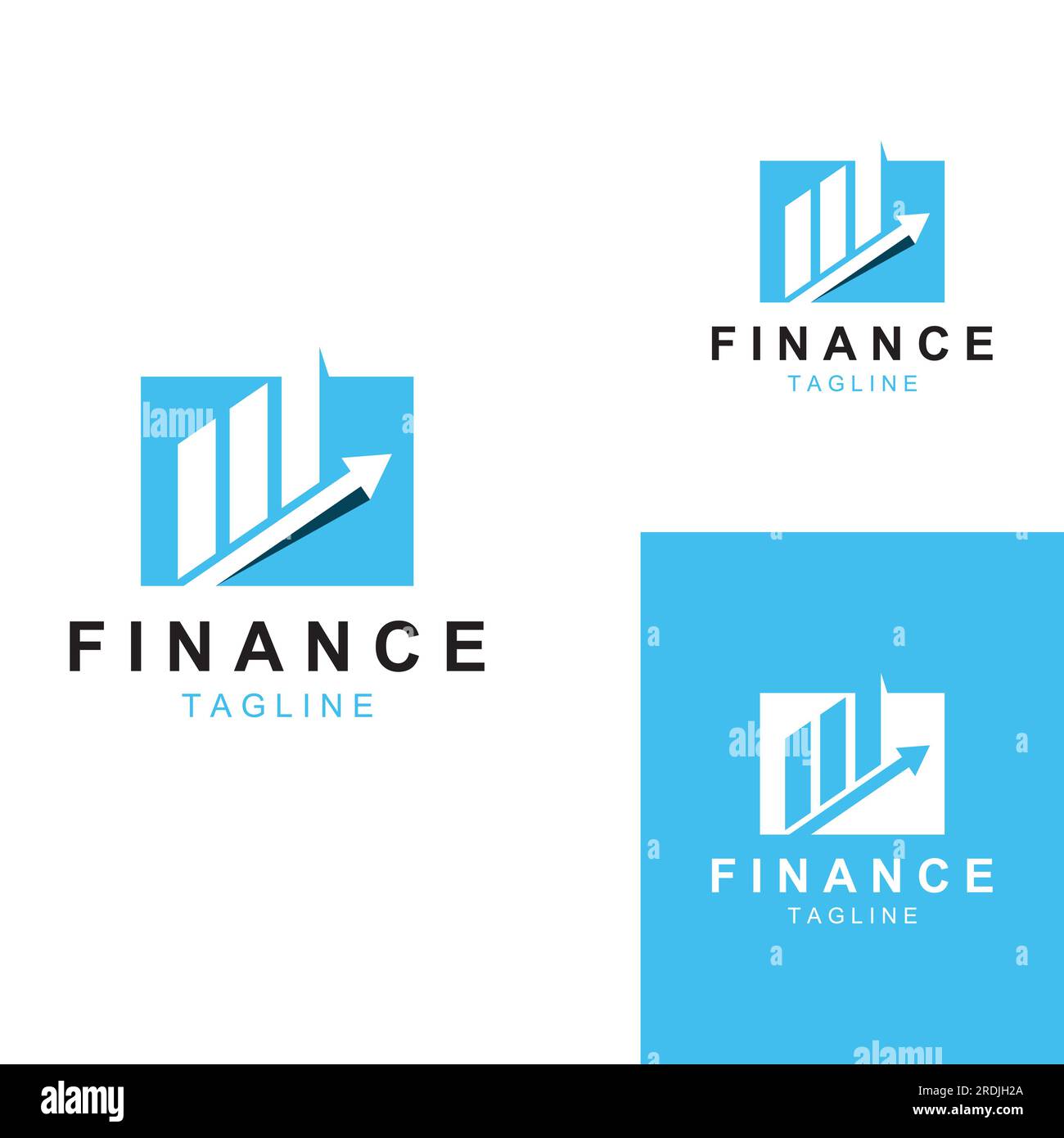 Financial business logo or financial graphic logo.Logo for financial ...