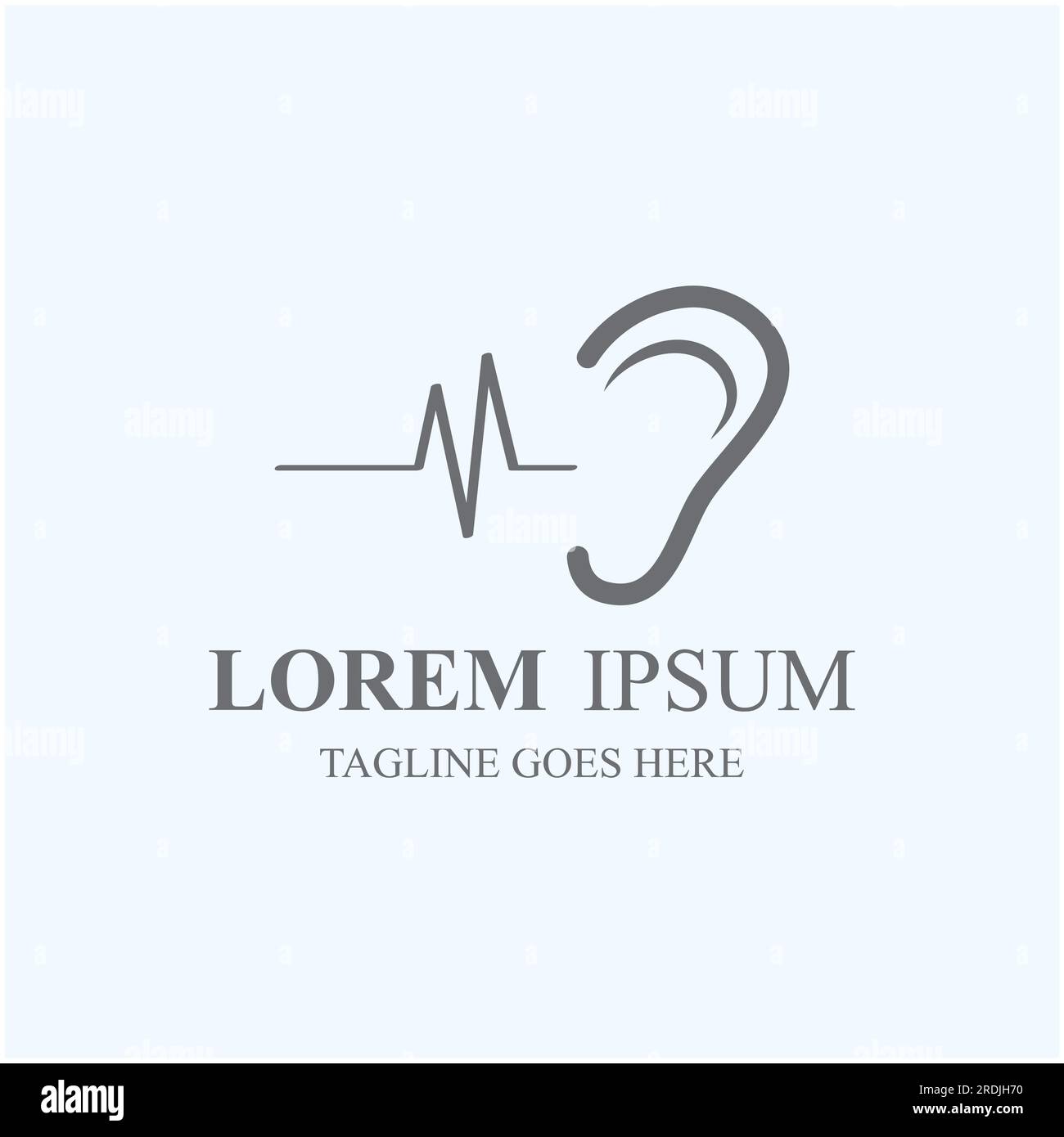 ear and sound waves logo design Stock Vector Image & Art - Alamy