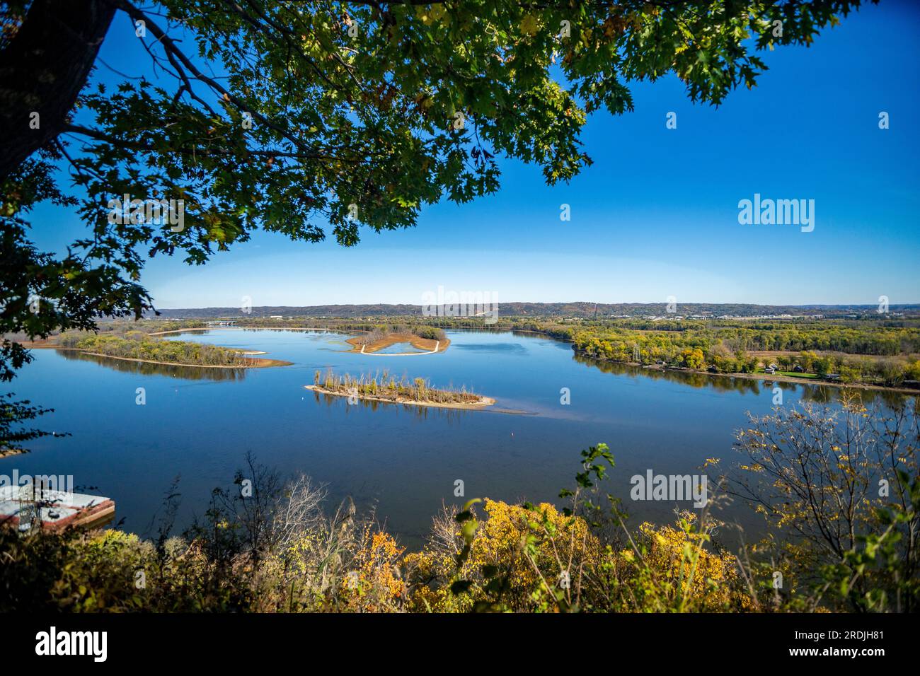 Mississippi River, Queen Ann Point Stock Photo - Alamy
