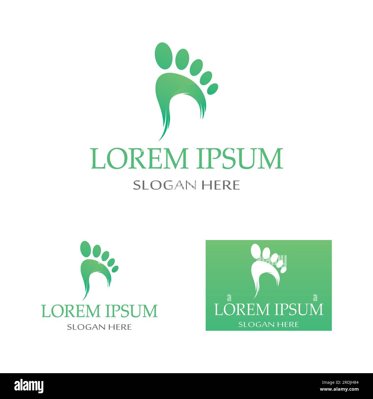 footprints,foot care,and footstep, logo images illustration Stock ...