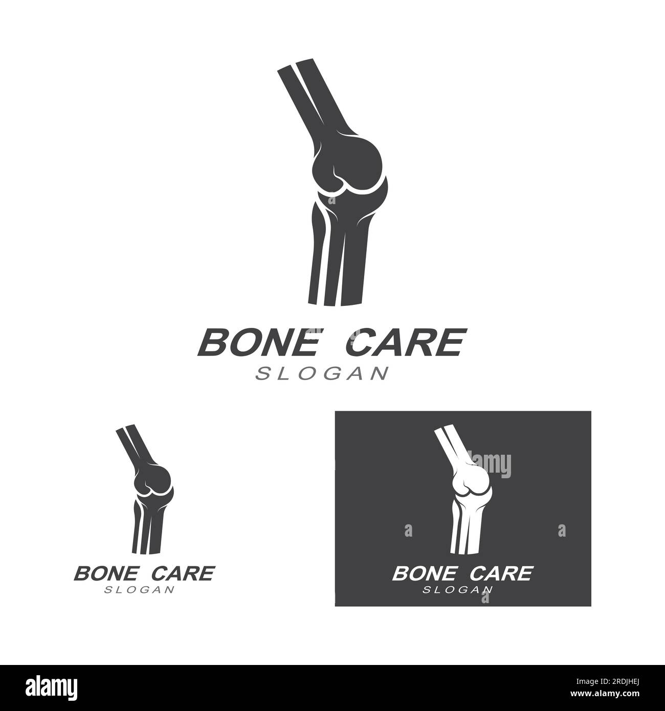 Bone logo icon vector design Stock Vector Image & Art - Alamy