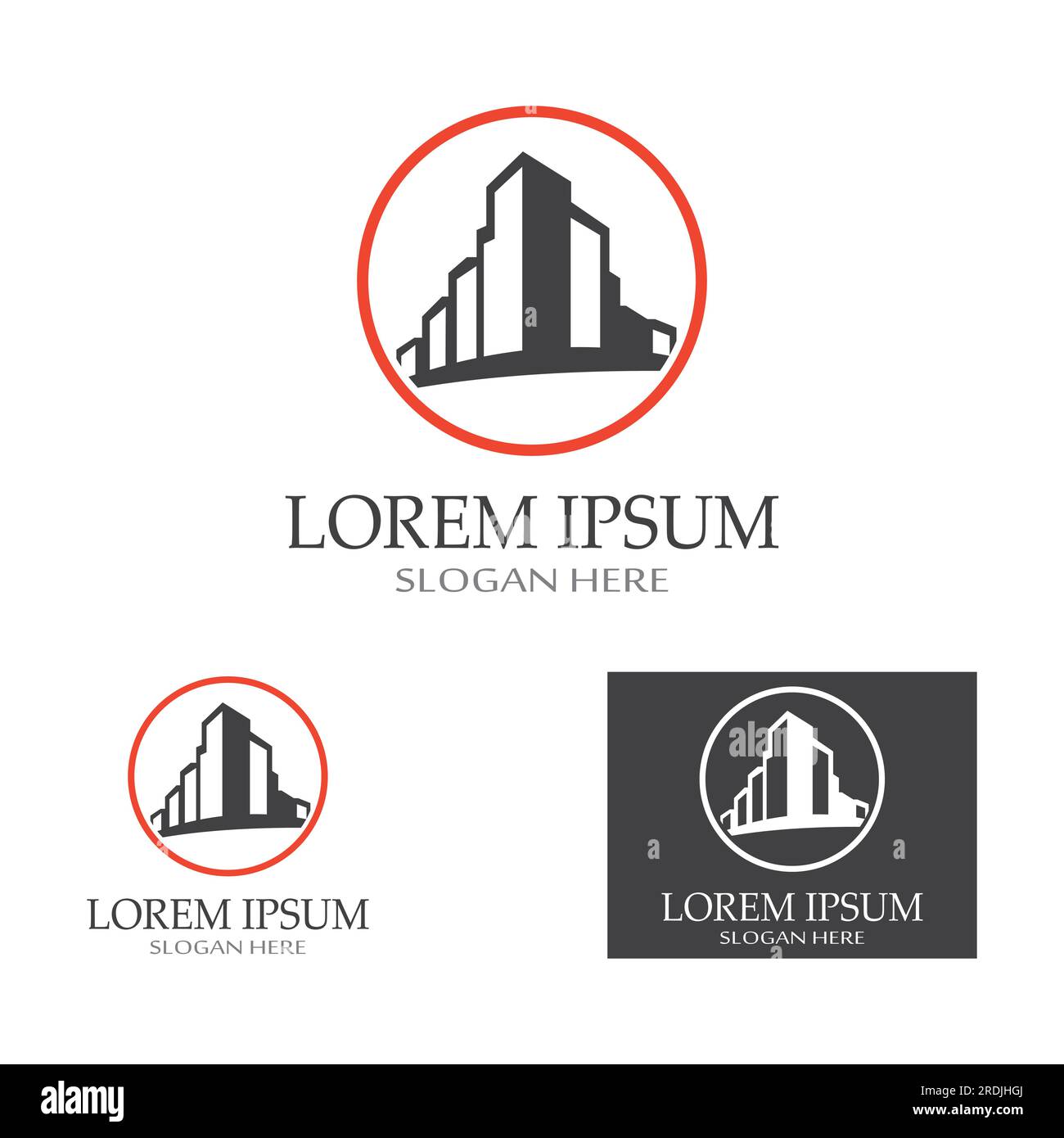 city skyline, city silhouette, modern city, and city center. With logo ...
