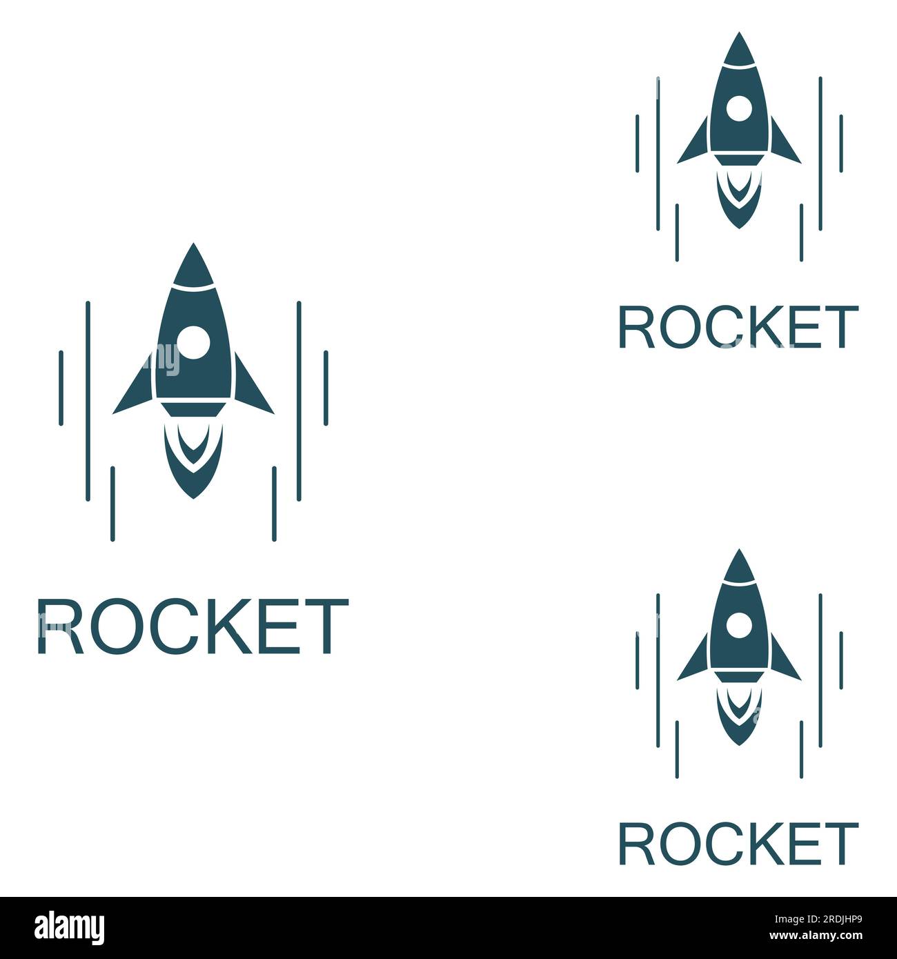 Rocket logo and symbol design vector Stock Vector Image & Art - Alamy
