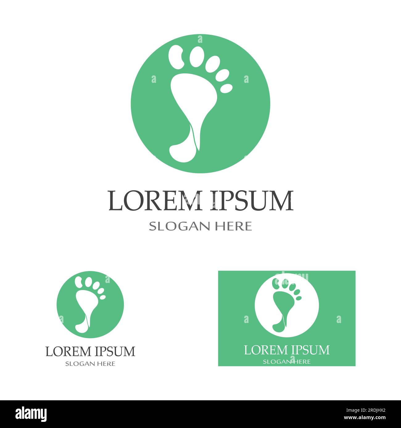 footprints,foot care,and footstep, logo images illustration Stock ...