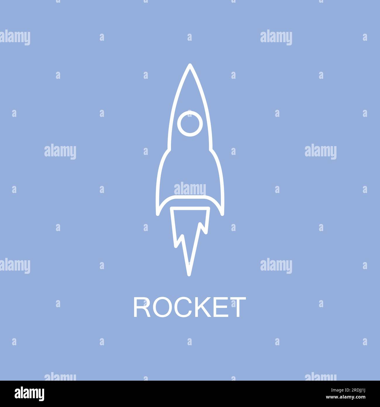 Rocket logo and symbol design vector Stock Vector Image & Art - Alamy