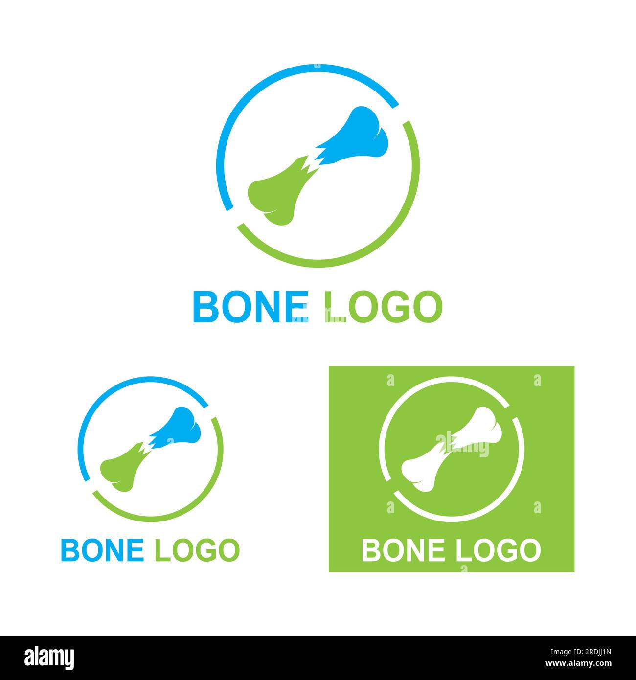 Bone logo icon vector design Stock Vector Image & Art - Alamy