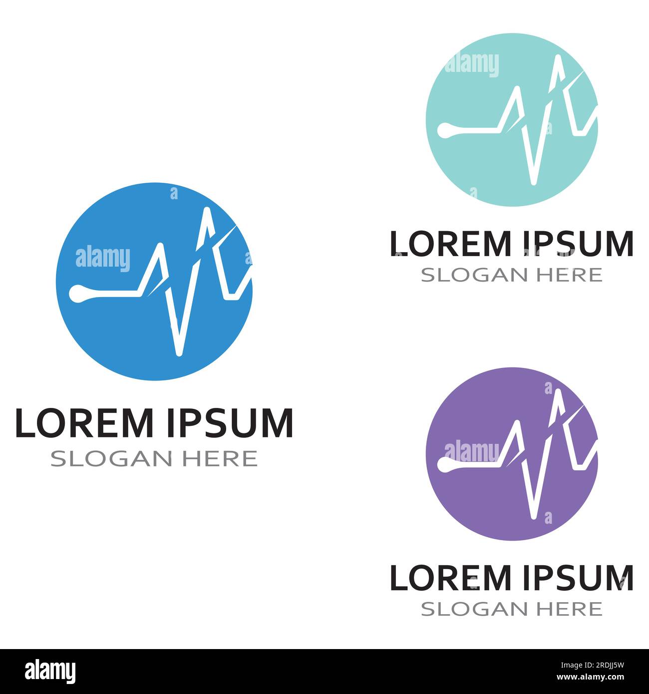 Pulse line or medical wave. Logo design concept vector Stock Vector ...