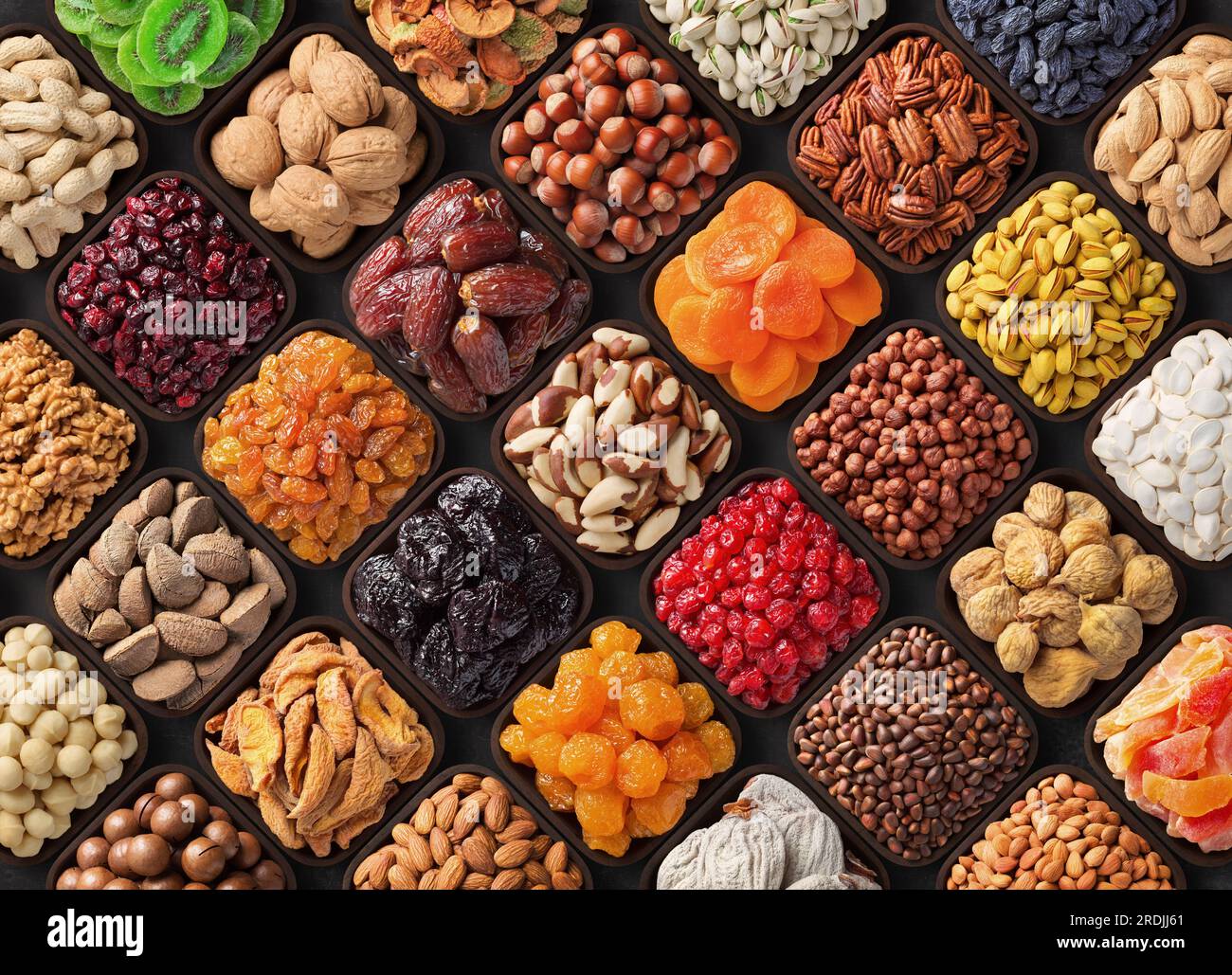 Colorful roasted nuts hi-res stock photography and images - Alamy