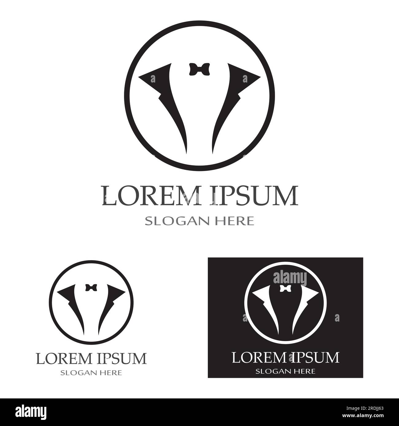 Tux logo design hi-res stock photography and images - Alamy