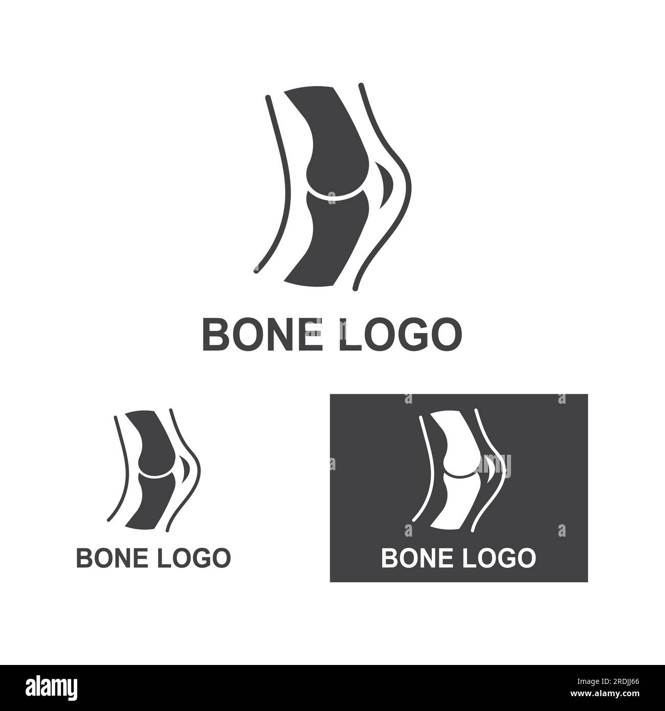 Bone logo icon vector design Stock Vector Image & Art - Alamy