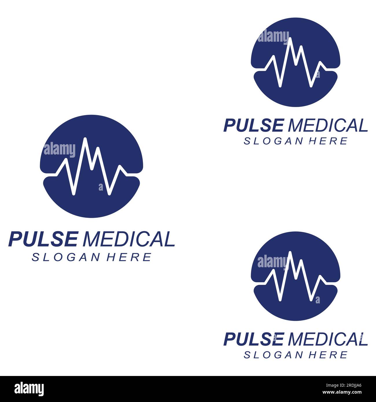 Pulse line or medical wave. Logo design concept vector Stock Vector ...