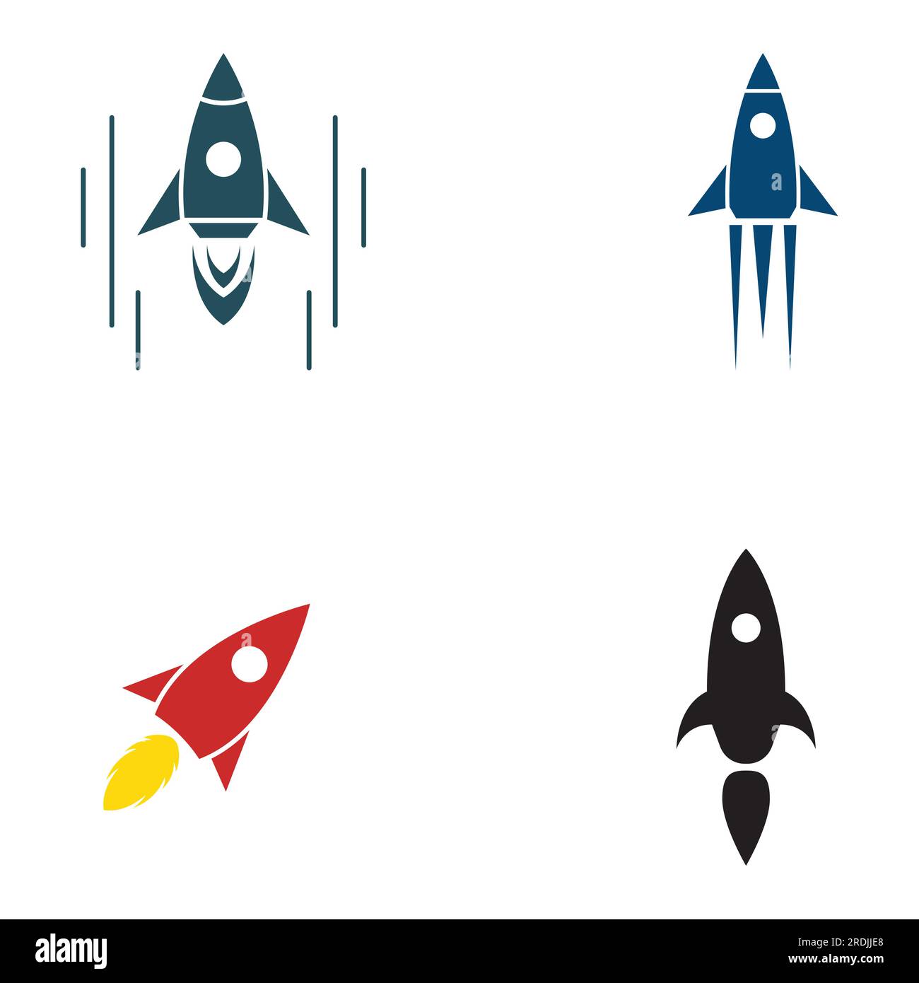 Rocket logo and symbol design vector Stock Vector Image & Art - Alamy