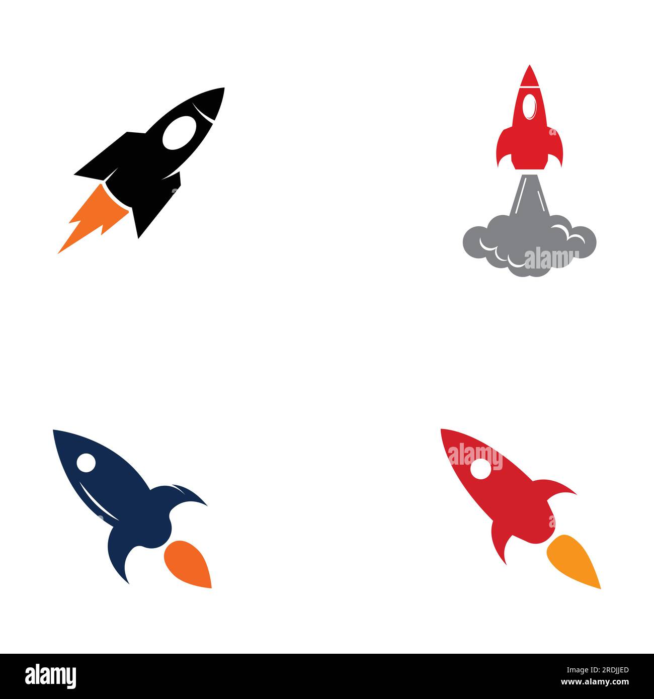 Rocket logo and symbol design vector Stock Vector Image & Art - Alamy