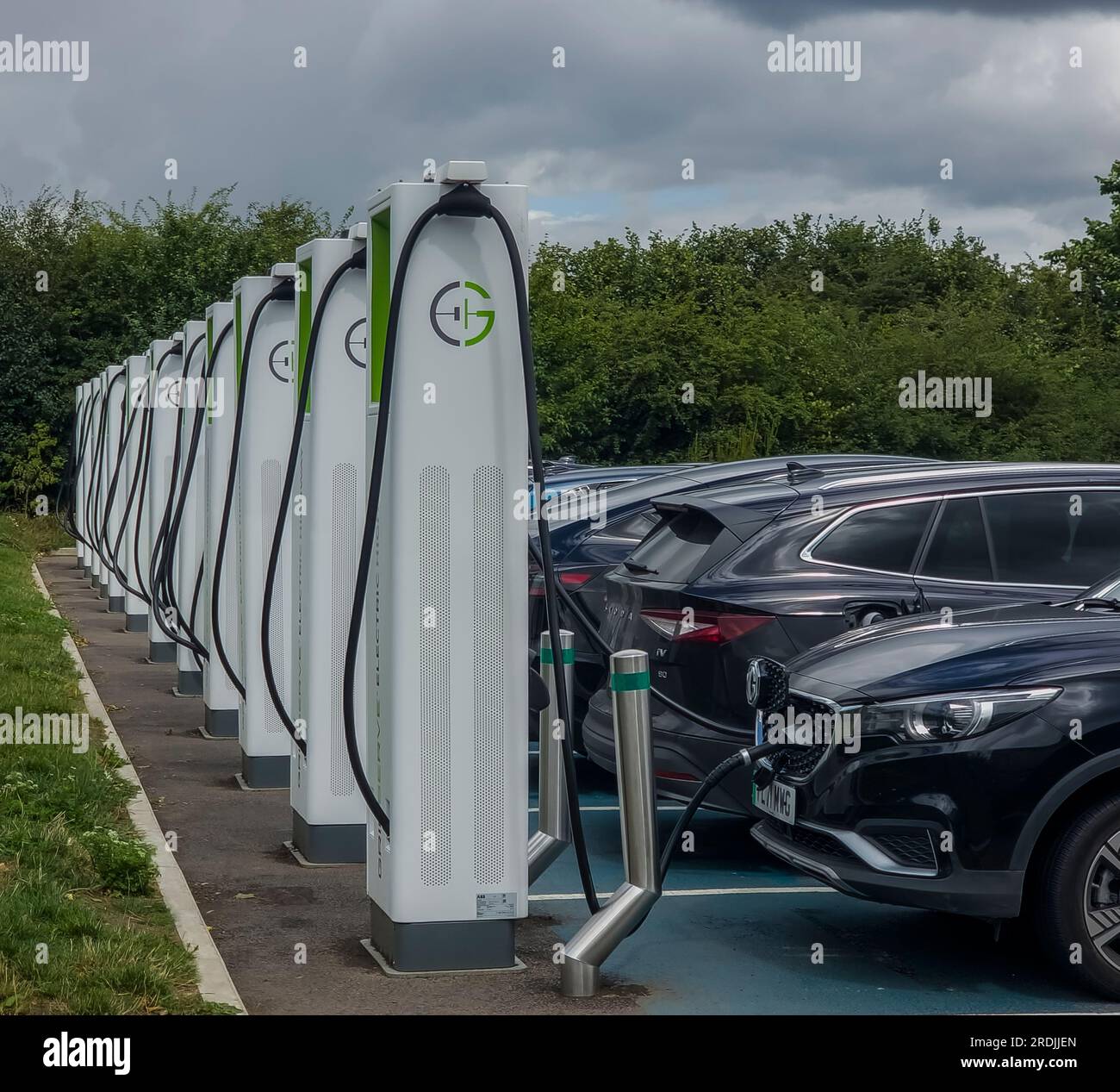 Wetherby, UK. 21st July, 2023. Wetherby Services, A1 motorway, Yorkshire, England, UK. Business ...