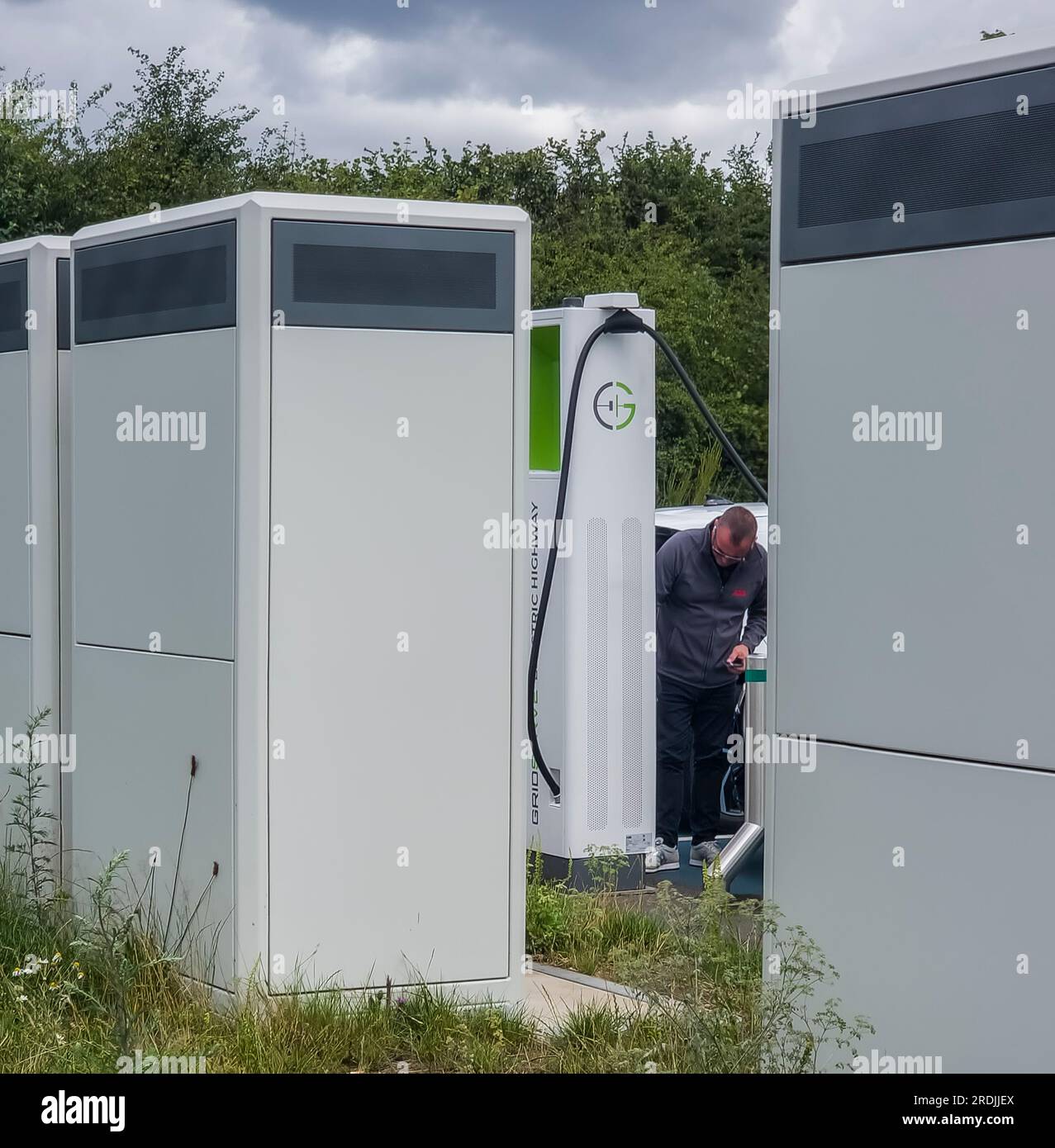 Wetherby, UK. 21st July, 2023. Wetherby Services, A1 motorway ...