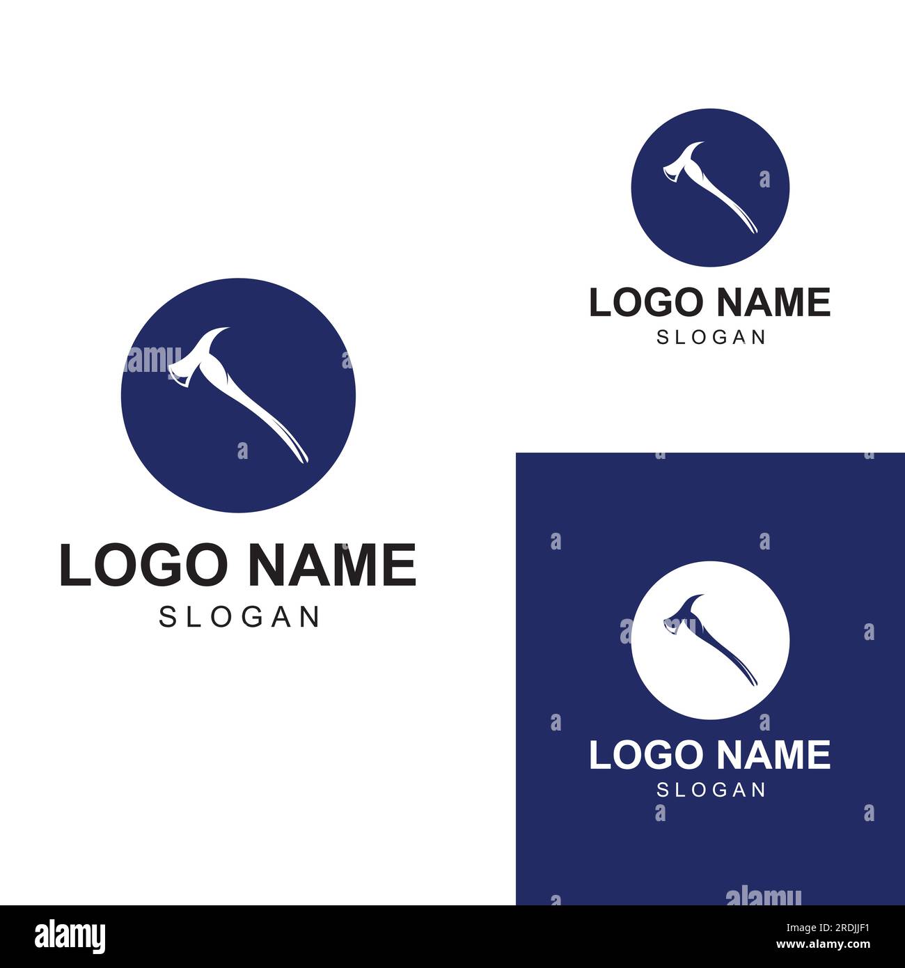 Axe logo/hatchet logo with concept design vector Stock Vector Image ...