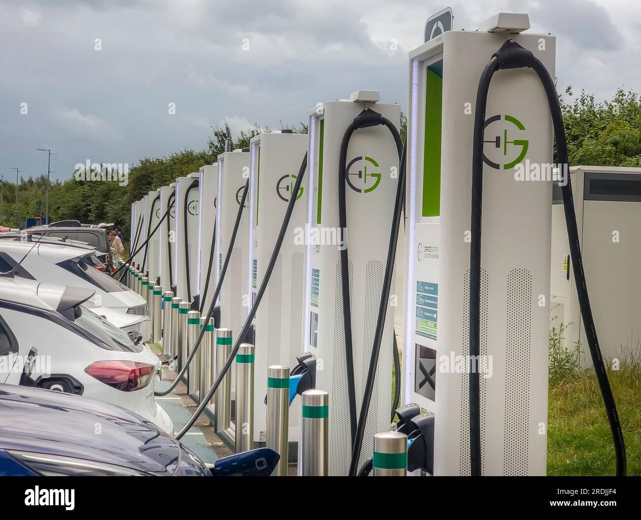 Wetherby, UK. 21st July, 2023. Wetherby Services, A1 motorway, Yorkshire, England, UK. Business ...