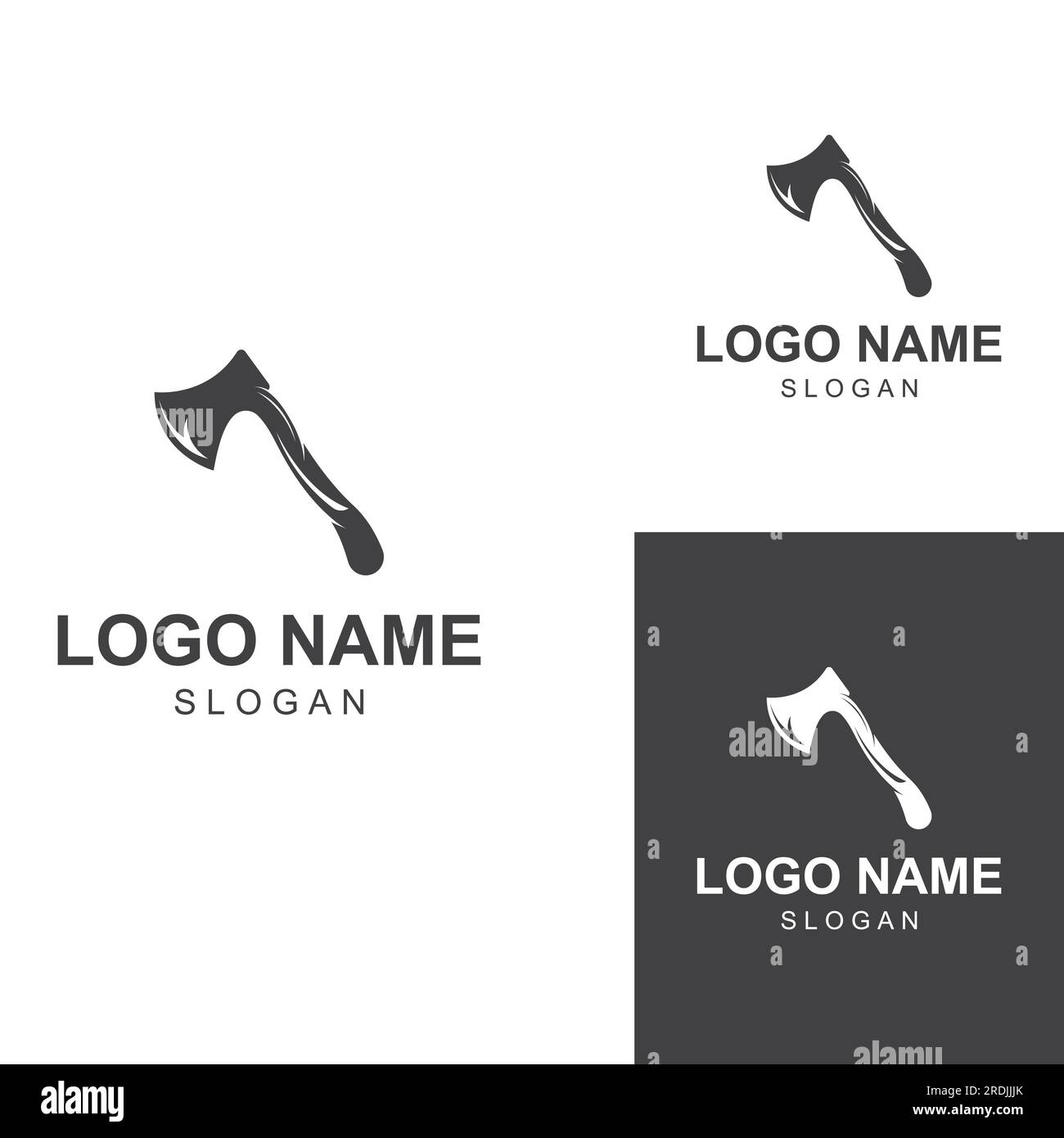 Axe logo/hatchet logo with concept design vector Stock Vector Image ...