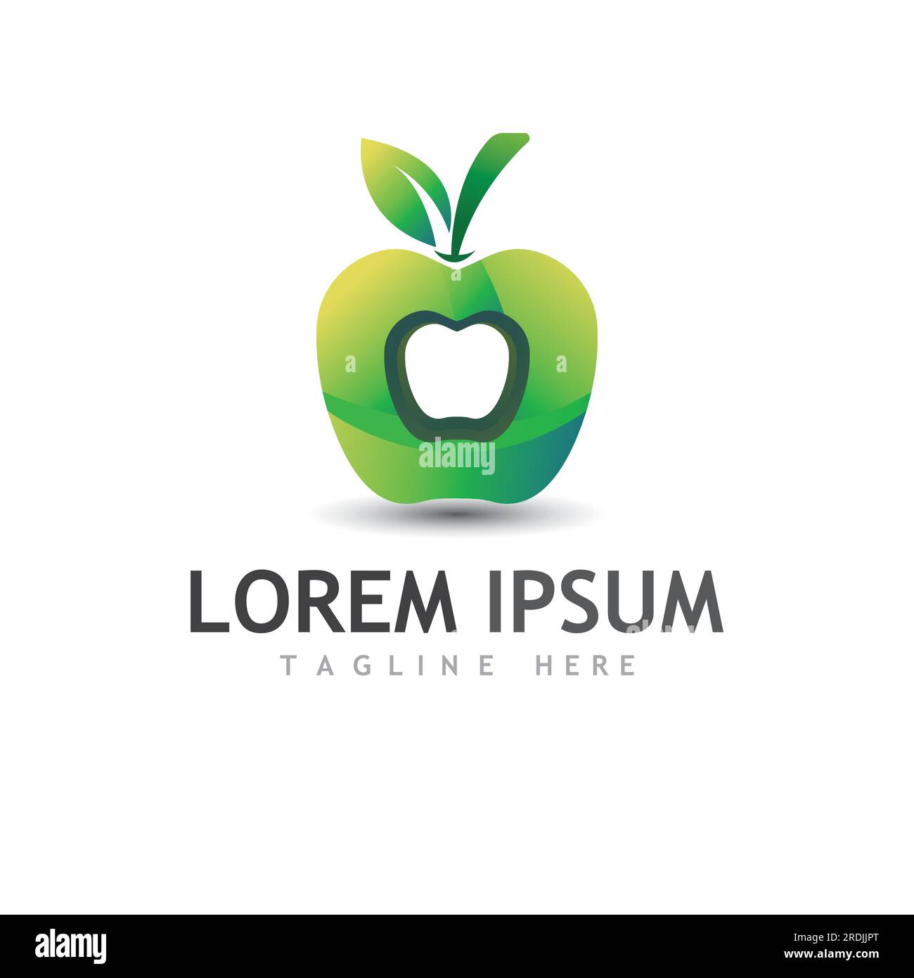Apple vector illustration design icon logo template Stock Vector Image ...