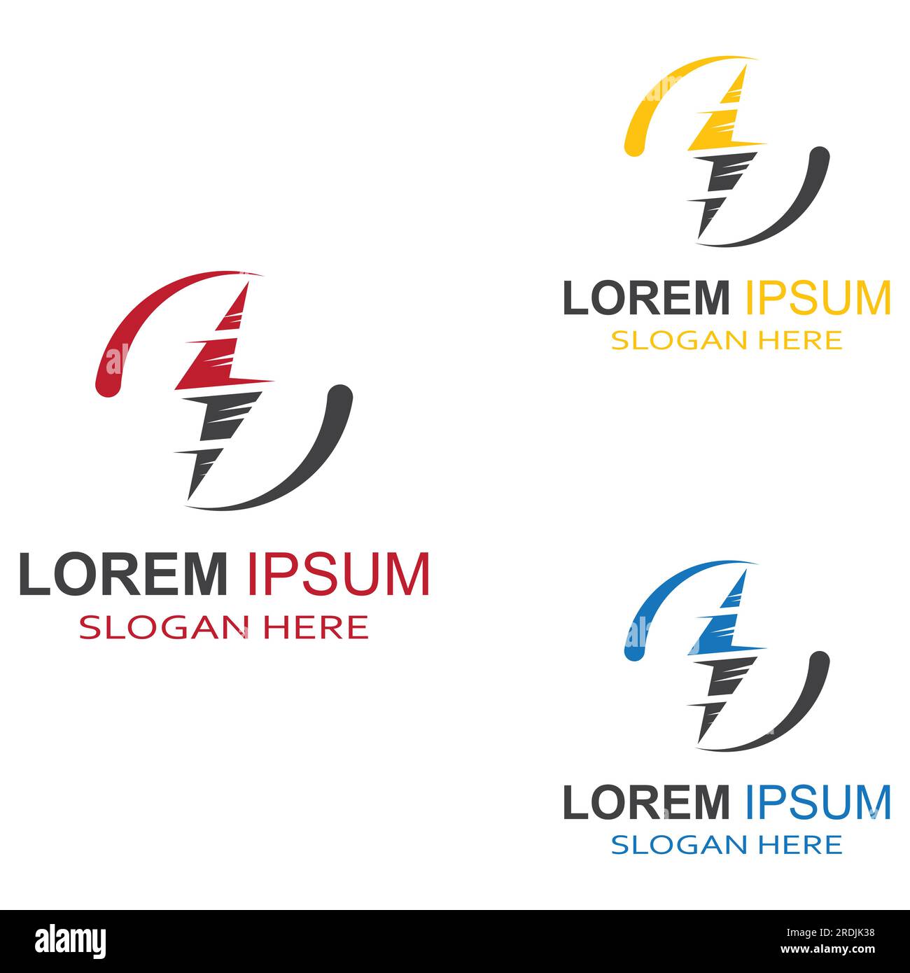 electric lightning logo, using modern vector design concept Stock ...