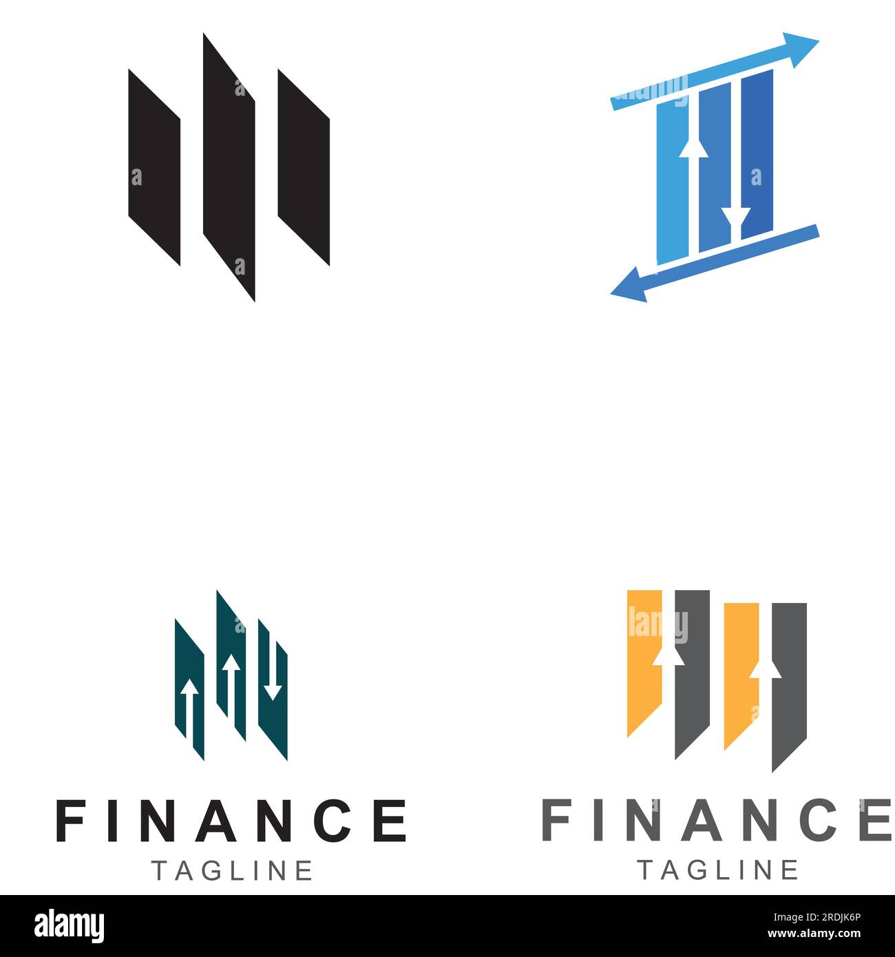 Financial business logo or financial graphic logo.Logo for financial ...