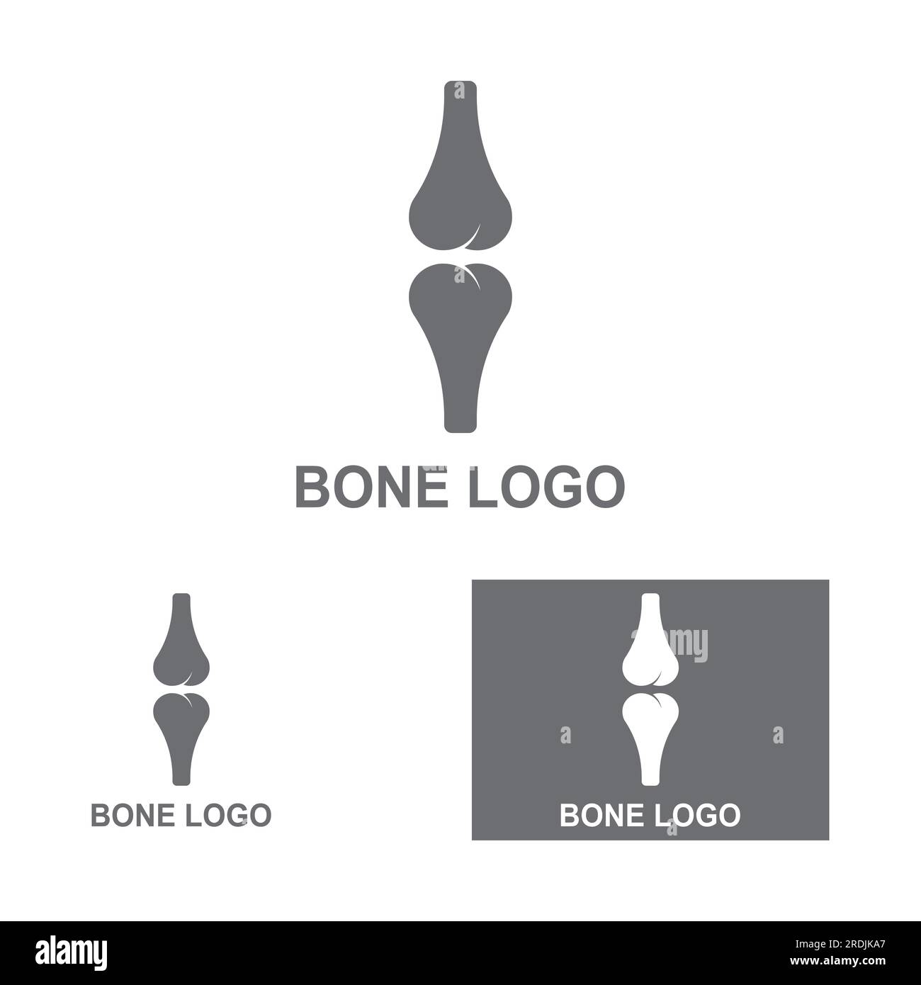 Bone logo icon vector design Stock Vector Image & Art - Alamy