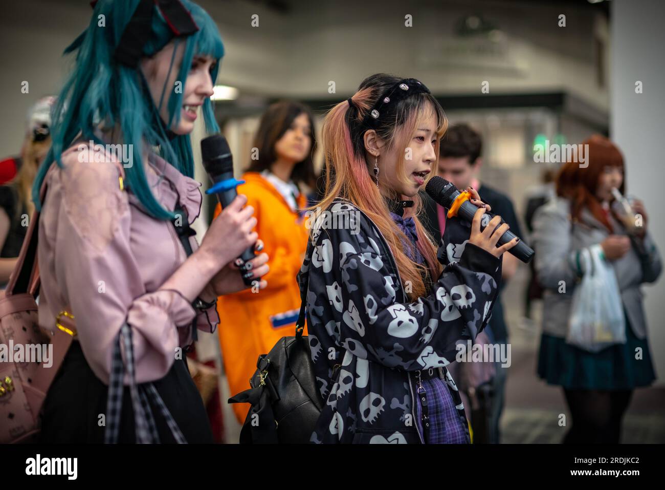London, UK. 21st July 2023. Hyper Japan Festival at Olympia London ...