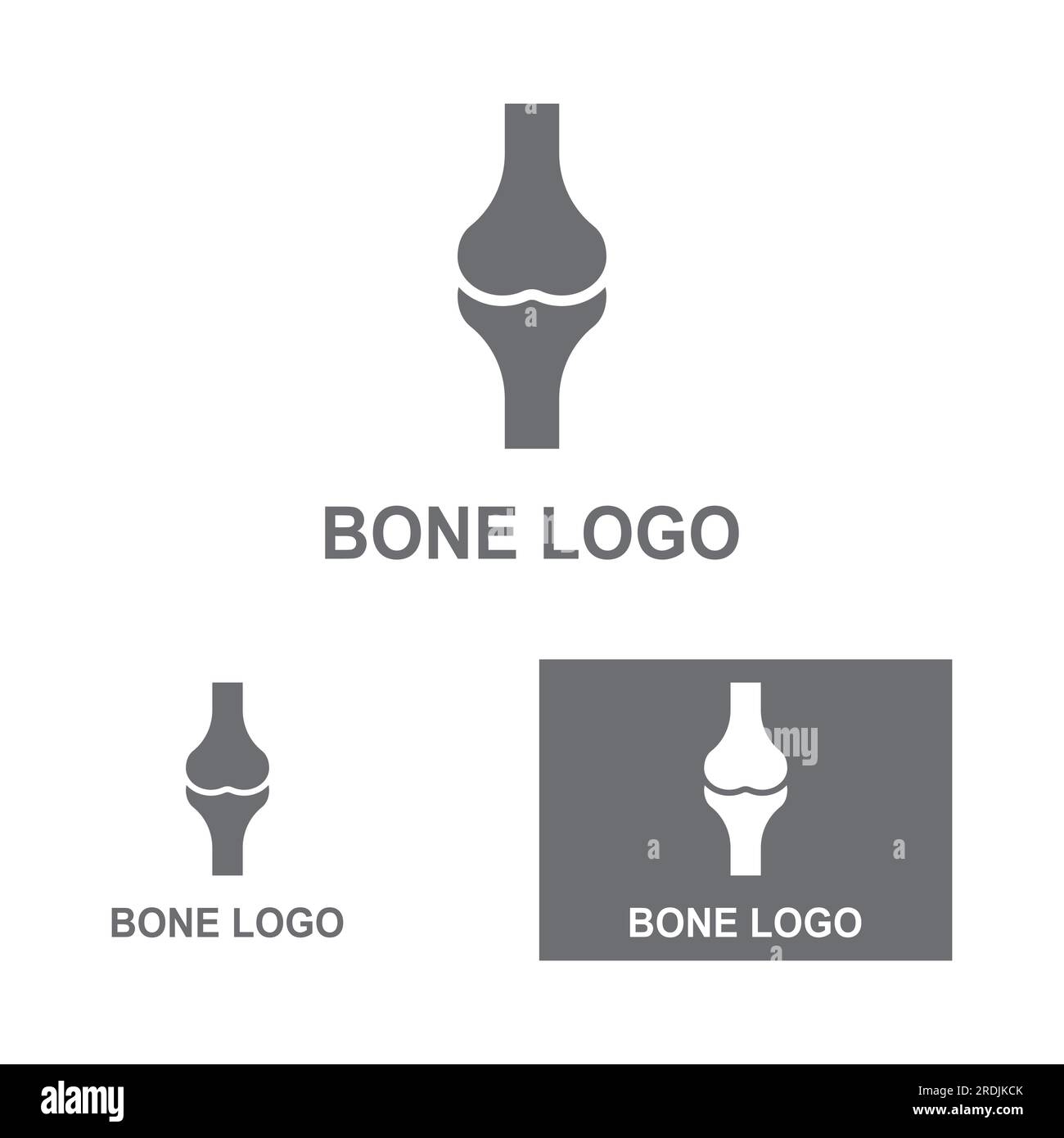 Bone logo icon vector design Stock Vector Image & Art - Alamy